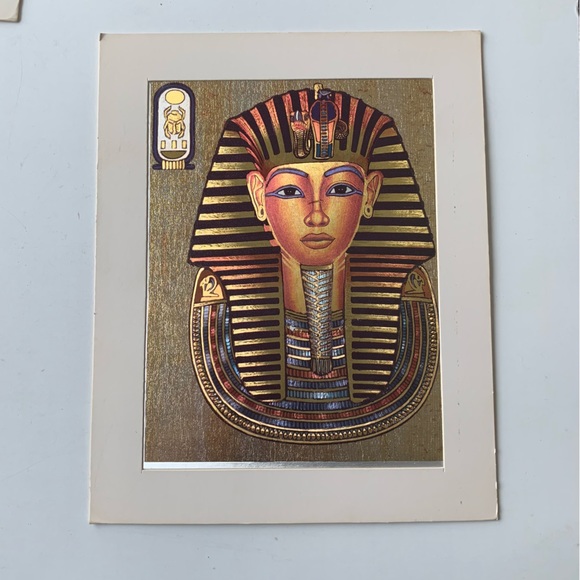Art | Dufex Foil Print Of Mask Of Tutunkhamen | Poshmark